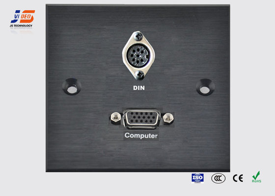 Easy Assemble HDMI Wall Plate Wall Mounted With VGA DIN Connectors