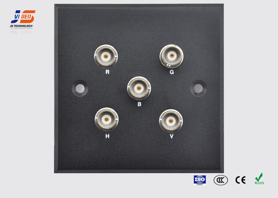 Multi Media Wall Plate , Wall Mounted Socket With BNC Connector
