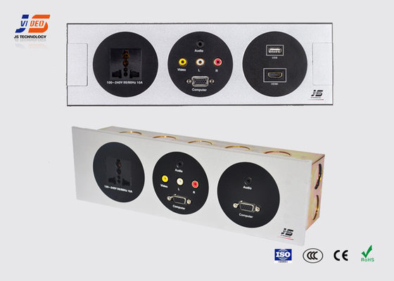 Silver Sand blast Conference Table Connection Box