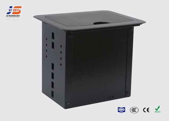 HDMI VGA RJ45 Tabletop Connection Box / Desktop Power And Data Outlets