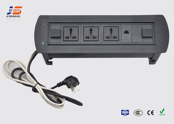 Office / Conference Desktop Electrical Outlet Automatic Motorized
