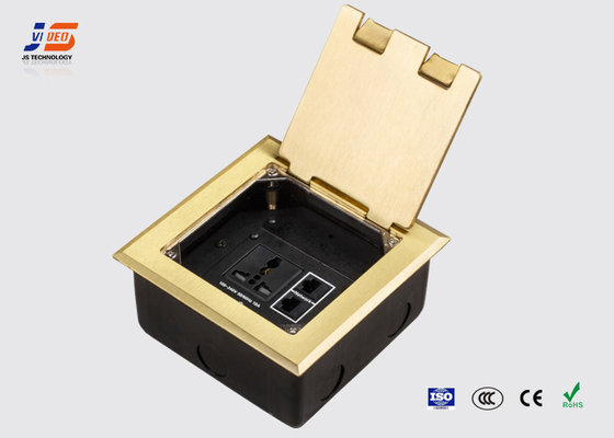 Multimedia Electrical Outlets Floor Box For Multi - Function Room