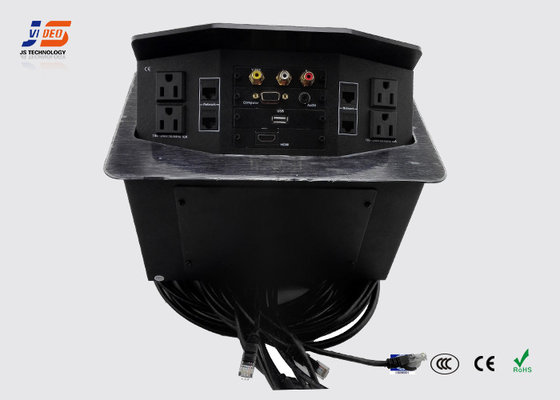 High Grade Conference Table Connection Box Tabletop Power Outlet