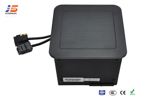 Office Tabletop Interconnect Box With RJ45 Electrical Plug Connector