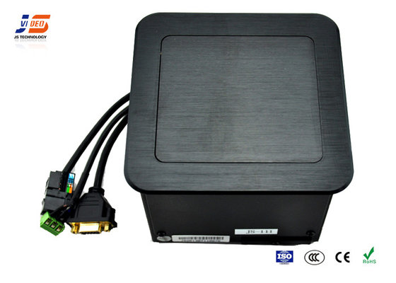 3.5mm Jack Conference Table Connection Box Tabletop Socket Flush Mount