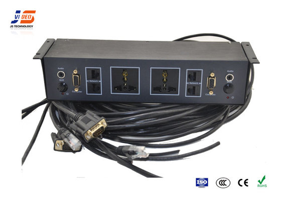 3.5MM Audio Multimedia Connection Box , 3 Pin AC Power Socket Switch