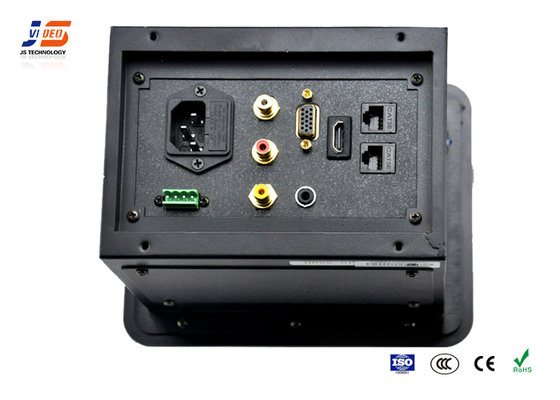 Sand Blast / Brushed Pop Up Boxes For Conference Table Power Box