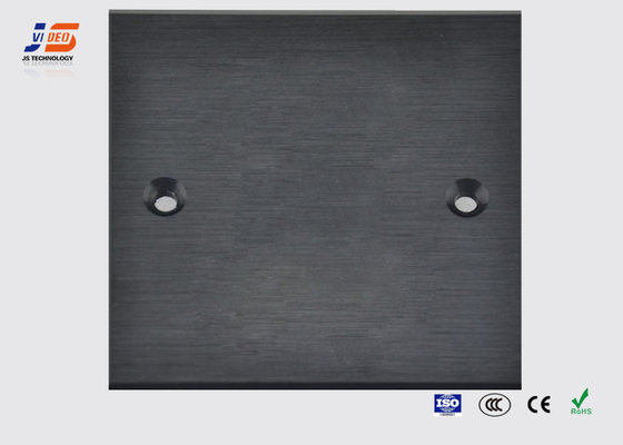 Black Multi Media Wall Plate Blank Plates For Cover Wall Hole