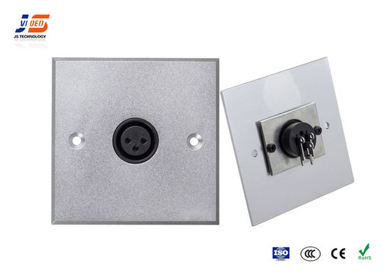 Hidden Multimedia Wall Plate For Office , Boardrooms , Aluminum Wall Panel