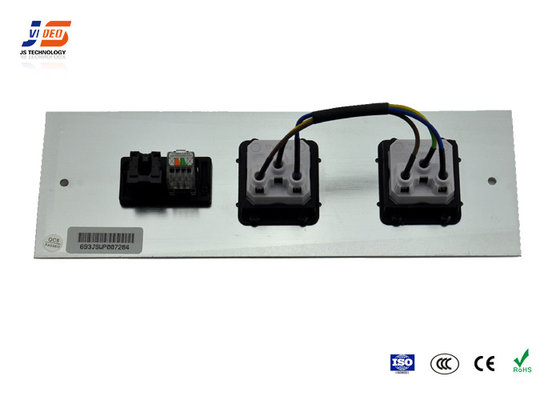 Silver Sandblast Conference Table Connection Box Built In Table Socket Outlet