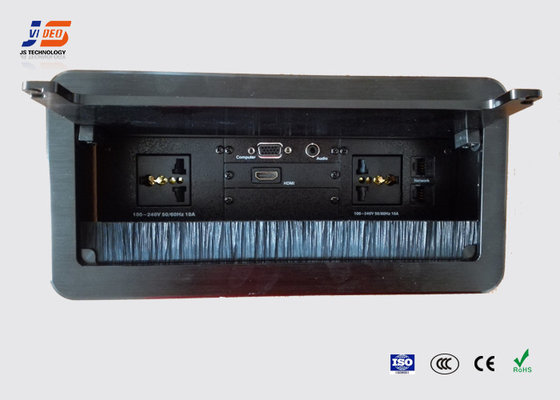 Audio Video System Electric Power Outlet Plug and Cable Socket Box