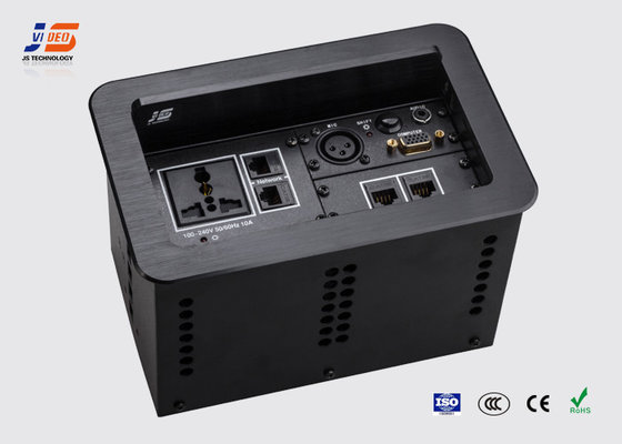Multi - Media Desktop Outlet Box USB VGA  AV For Multifunction Room