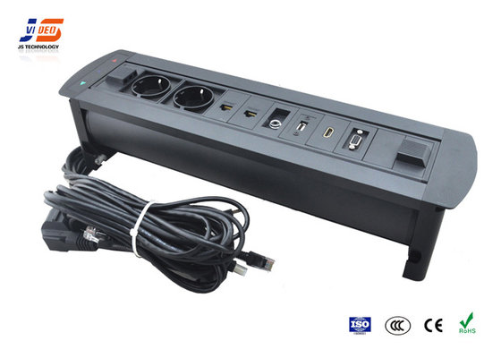 Universal Conference Table Electrical Outlets AC Power Audio Video