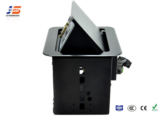 Multifunctional Desk Pop Up Outlet With Usb Power , Pop Up Electrical Socket