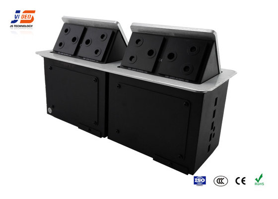 Multifunctional Tabletop Connection Box , Conference Room Table Electrical AC Power Socket