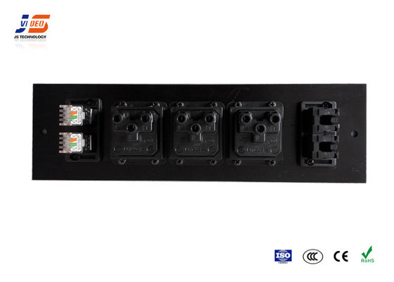 Aluminum Alloy Conference Table Connection Box AC Power Socket 220V