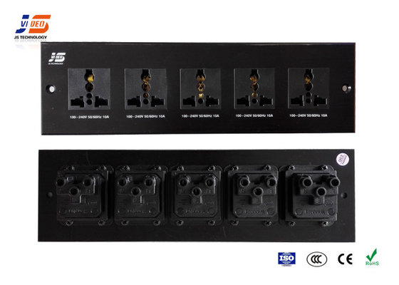 Customized Multimedia Connection Box , VGA Network USB Wall Socket