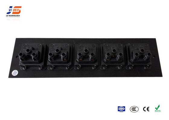 Aluminum Conference Table Connection Box AV Desktop Socket with USB VGA