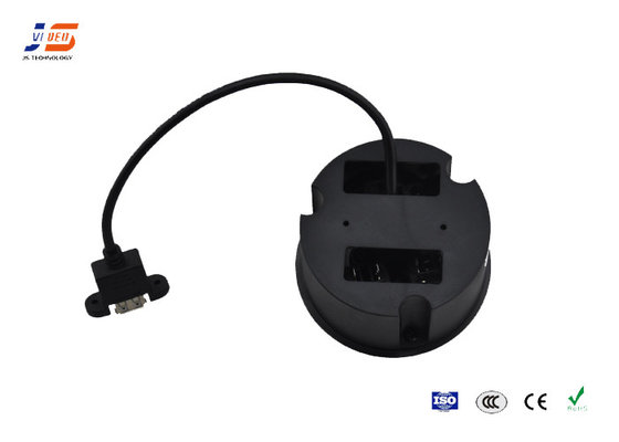 Brushed Flush Mounted Power Outlet , Conference Table Power Socket