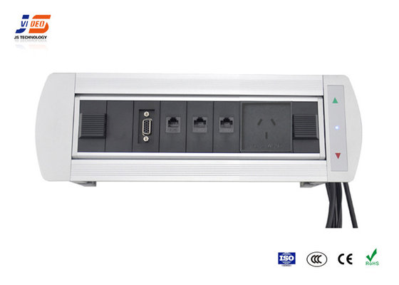 Motorized Electric Flip Socket Power And Data For Executive Desks