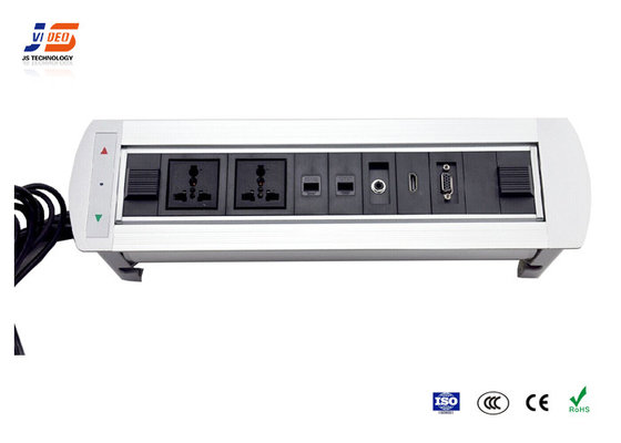 Multimedia Conference Electric Flip Socket , Australian Power Usb Plug Socket