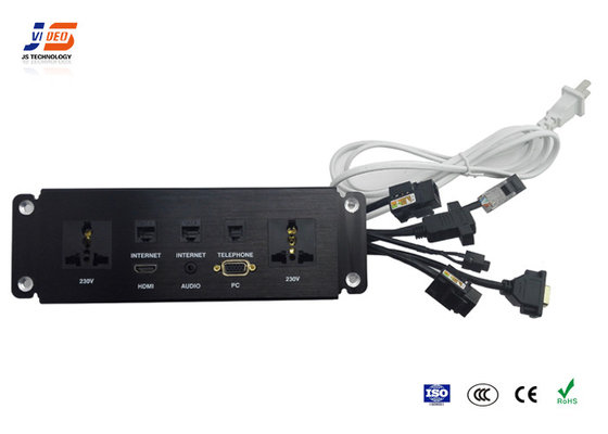Hotel Power Plug Socket With RJ45 Internet Telephone HDMI 3.5mm Jack
