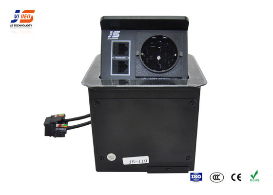 Computer TableTop Interconnect Box With RJ45 ports , Table Connection Box