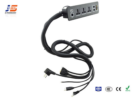 Multimedia Conference Table Connection Box , USB Network / Telephone Connect