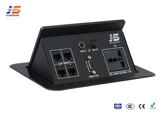 Pop Up Conference Table Connection Box , Conference Socket Outlet Box