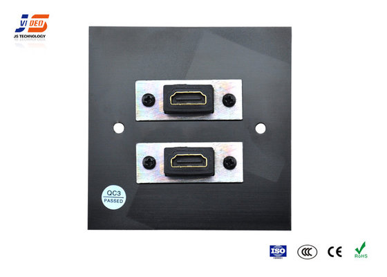 Multimedia Hdmi VGA Wall Plate  Outlet For Hotel / Conference Room