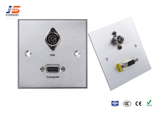 Easy Assemble HDMI Wall Plate Wall Mounted With VGA DIN Connectors