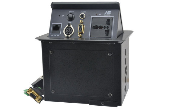 Cable Management Tabletop Interconnect Box , Table Mount Socket Outlet