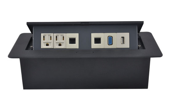 Desktop Outlet Tabletop Interconnect Box AC Power 3 Pin XLR Connectors