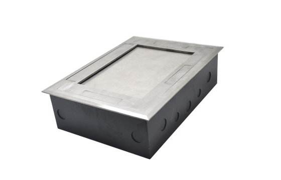 Multimedia Wall Plate Concrete Recessed Floor Box With Audio Data