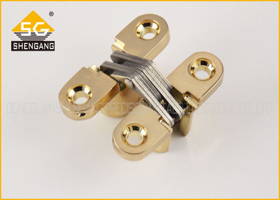 Hidden Zinc Alloy Small Concealed Hinges For Lightweight Door Leaf