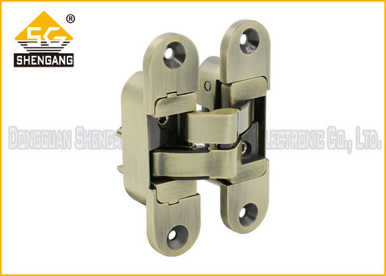 Zinc Alloy 3D Adjustable Invisible Door Hinges Hardware 180 Degree
