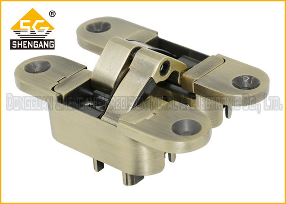 3 Way Adjustable Concealed Invisible Door Hinges , Hidden Closet Door Hinges