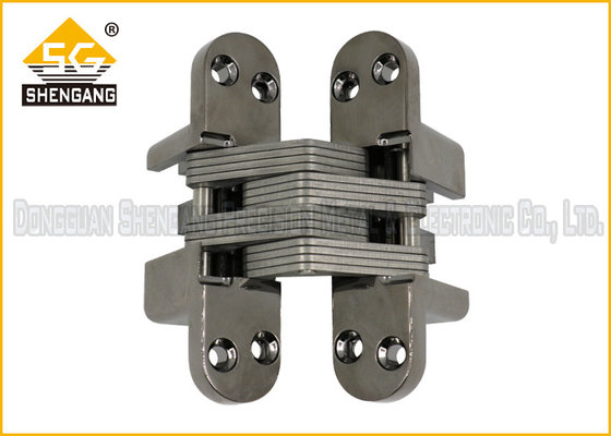 Hidden 180 Degree Cross Concealed Inside Door Hinges Of Zinc Alloy
