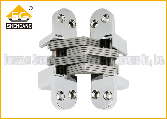 Hidden 180 Degree Cross Concealed Inside Door Hinges Of Zinc Alloy
