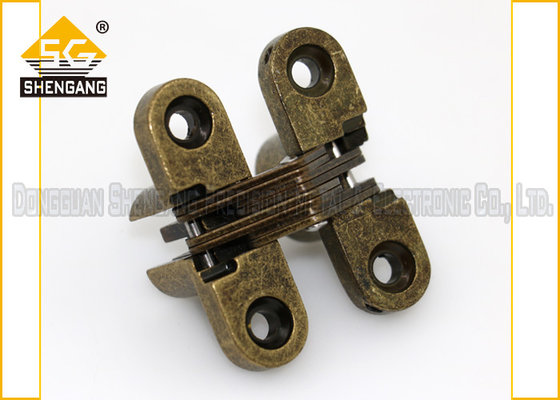 Hidden Cabinet Jewelry Box Small Hinges Folding Door Hardware Of Zinc Alloy