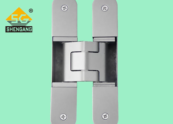 Hidden Bookcase Door Hinge , Zinc Alloy 3D Adjustable Hinge 160mm