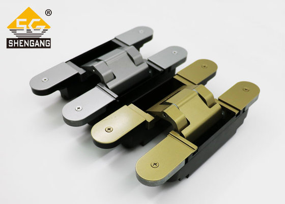 GB Zinc Alloy 180 Degree Adjustable Concealed Hinges For Front Doors Uk