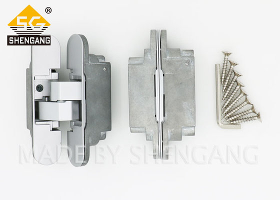 180 Degree Italian Hinges , 3D Adjsuatble Zinc Alloy Invisible Door Hinge