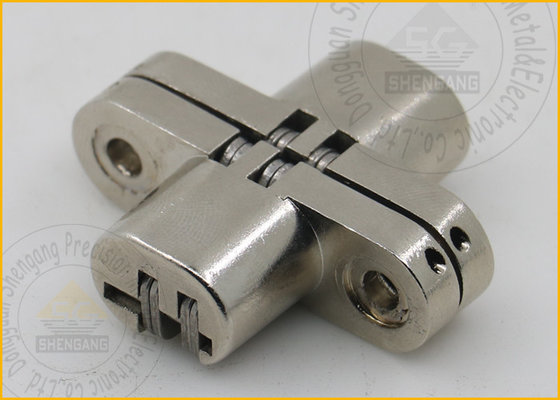 43*18*13mm Metal Invisible Small Concealed Hinge For Luxury Boxes Cross Hinges For Jewelry Box And Small Box