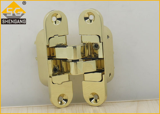 180 Degrees Zinc Alloy 3D Adjustable Concealed Hinge For Swing Door
