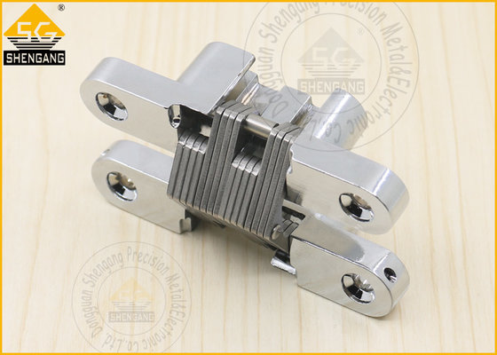 Commercial Interior Concealed American Hinge / 180 Degree Door Hinges Furniture Hardware