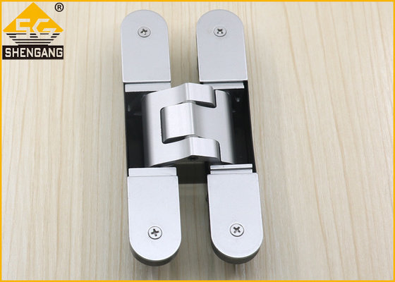 Silver Black Champagne Invisible Door Hinges Load 80 Kg Length 160mm Hinge