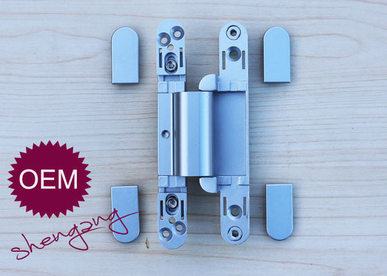 Die Casting zamak 2D concealed adjustable rebated door hinges 180 degree