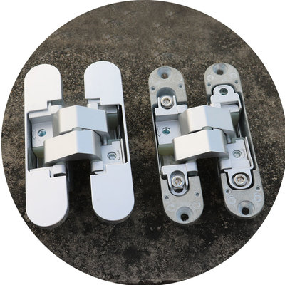3d concealed hinges Zamac invisible hinge 180 degree adjustable hinges