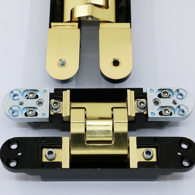 Satin Brass Invisible Hinges